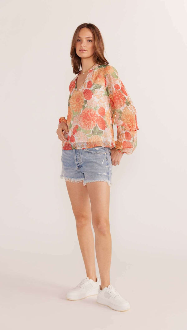 Aida Long Sleeve Blouse - MINKPINK