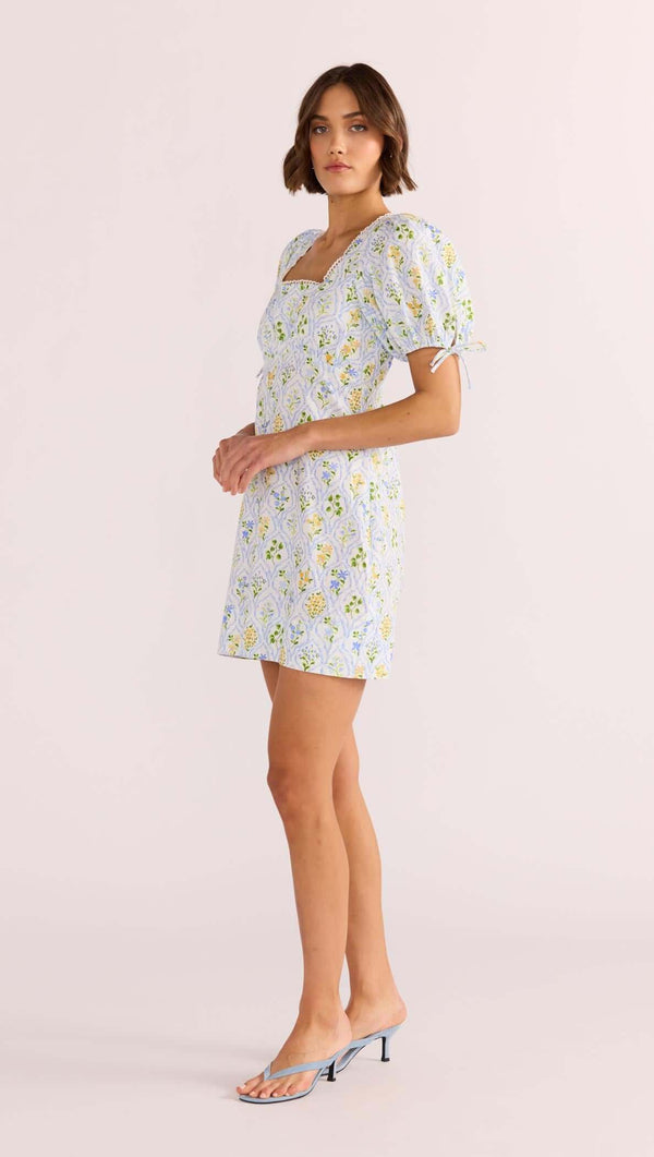 Meadow Puff Sleeve Mini Dress - MINKPINK