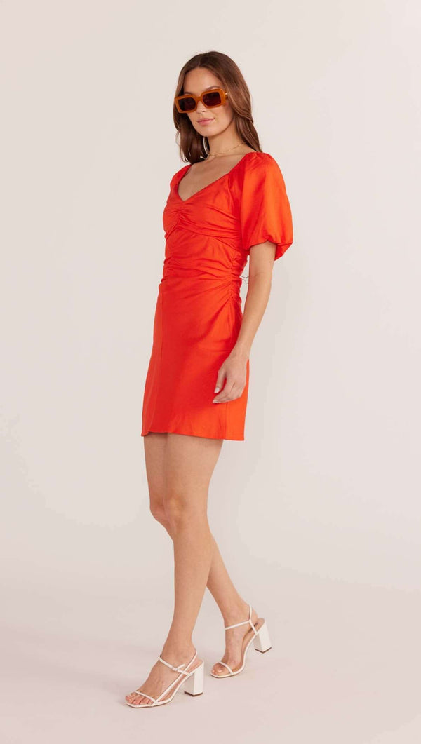 Nerida Ruched Mini Dress - Final Sale - MINKPINK